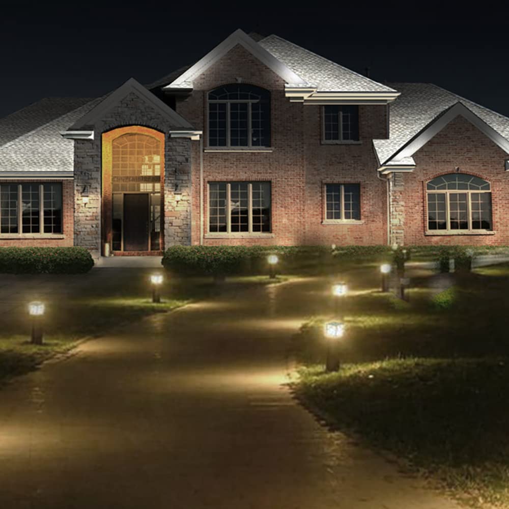 HUTTUUBUDU LED Landscape Light Bulbs 1W 12V Cool White 6000K,7W Low Voltage Incandescent Light Bulbs Equivalent,Wedge Base T5 Malibu Bulbs, Garden Light Bulbs, Landscape Bulbs 8 Pack