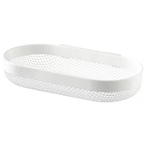 DRÖNJÖNS Wall Storage Organizer Basket White Steel 7 ¾x4 ¼x1 ¼