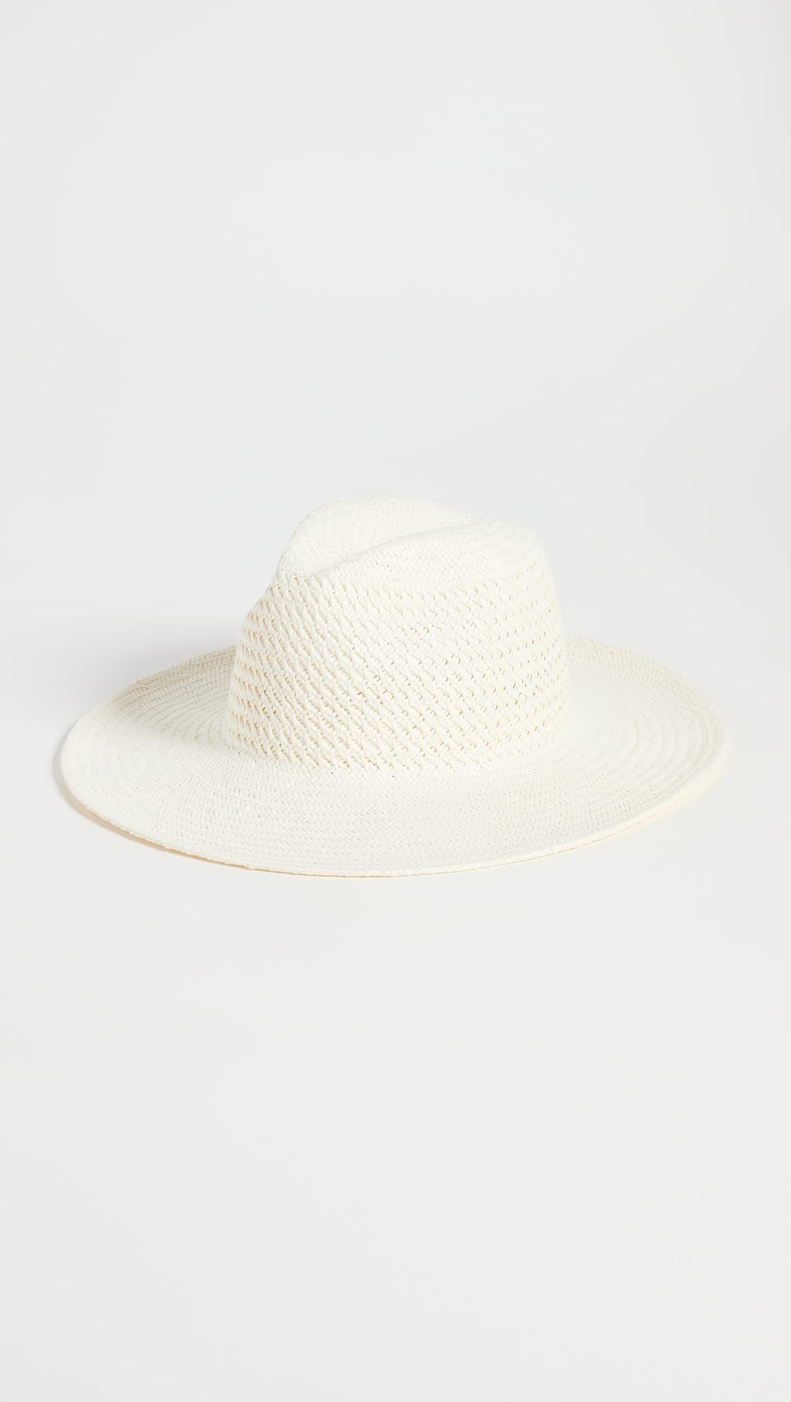 Hat Attack Women's Vented Luxe Packable Straw Hat, Bleach, White, One Size