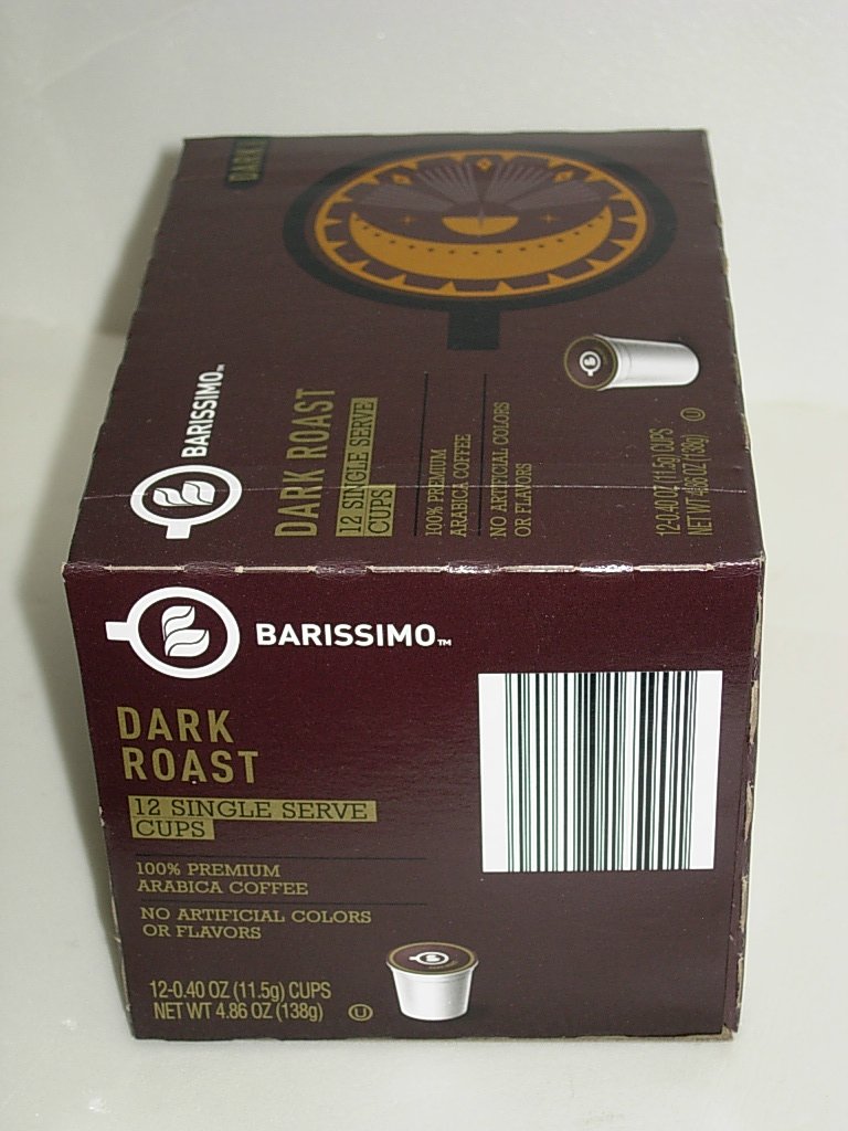 Barissimo Dark Roast Premium Coffee 12 Single Serve Cups for Keurig