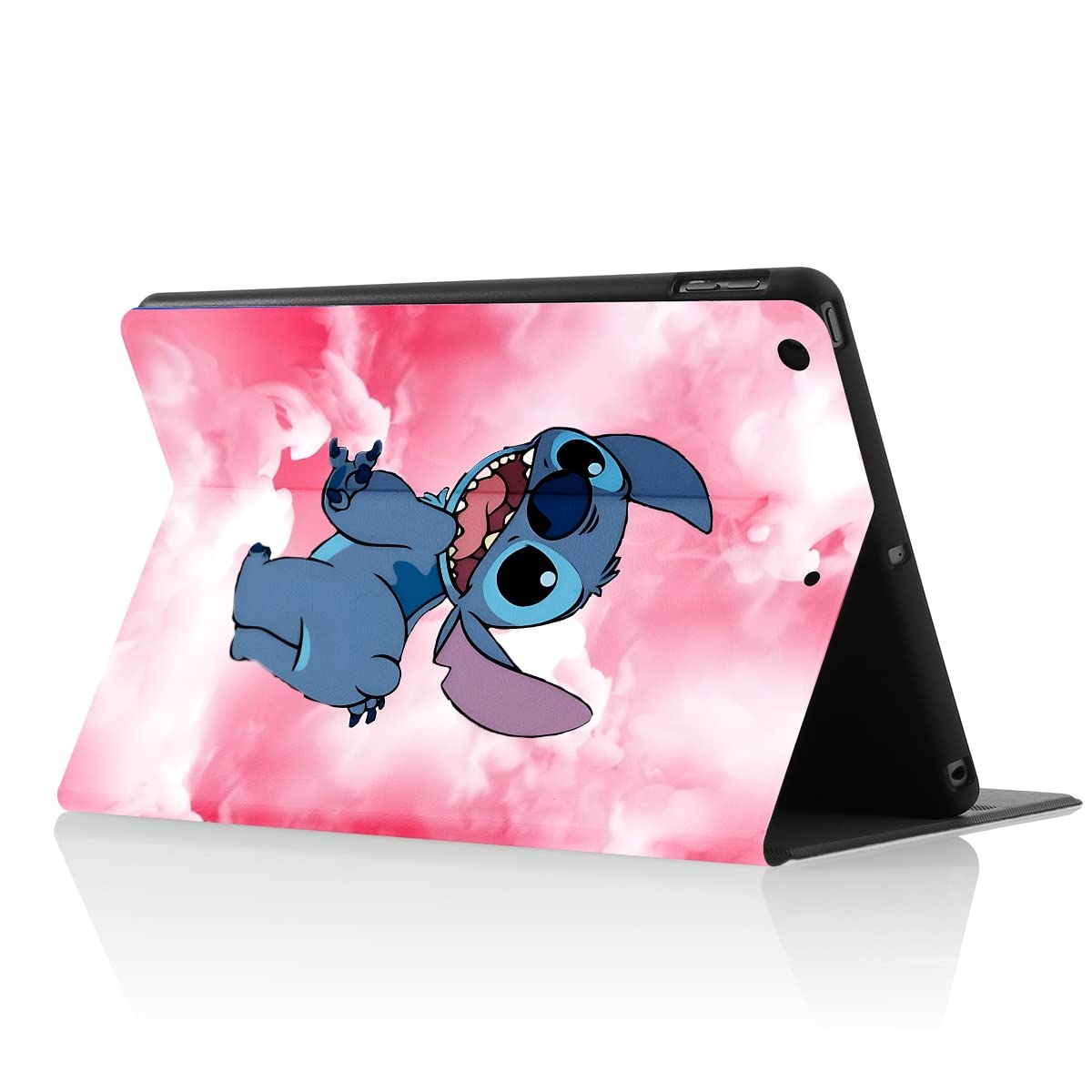 Case for iPad 9th Generation (2021) / 8th Generation (2020) / 7th Gen (2019) 10.2 Inch Anime Cartoon Cool Cute Kawaii Partten Folio Cover Cases for Teens Girls(Pink)