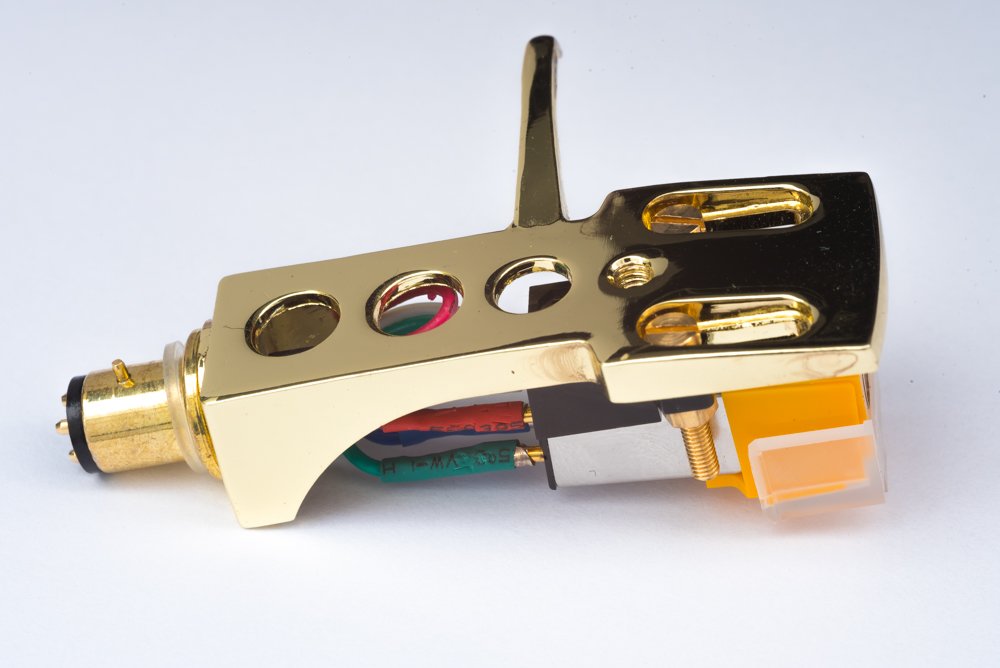 Gold plated Headshell, mount, cartridge, needle for Audio Technica T92 usb, ATLP120 usb, ATLP1240 usb, ATPL120, MADE IN ENGLAND