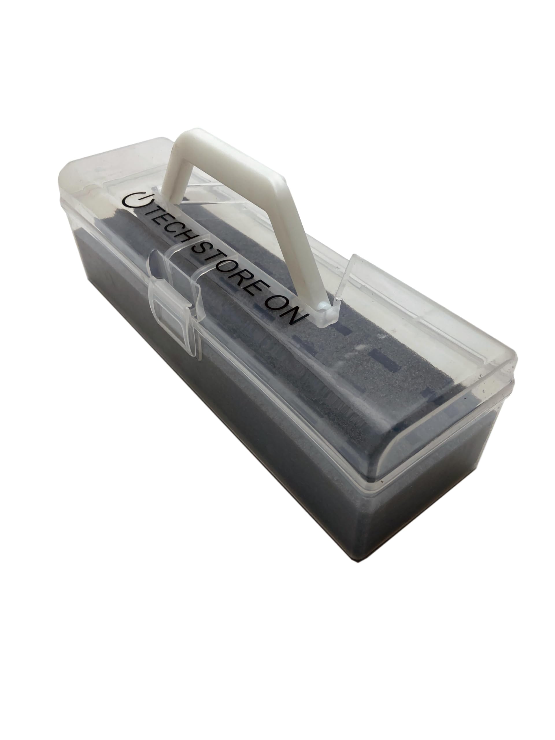 TECH STORE ON Flash USB Thumb Drive Holder Storage Organizer Case | Antistatic and Shockproof (plastic, medium, holds 24 USB slots)