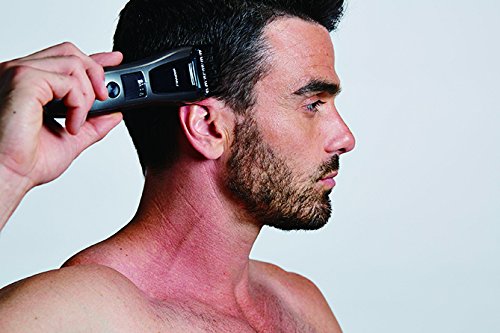 Panasonic Hair and Beard Trimmer, Men's, with 39 Adjustable Trim Settings and Two Comb Attachments for Beard and Hair, Corded or Cordless Operation, ER-GB60-K, Black
