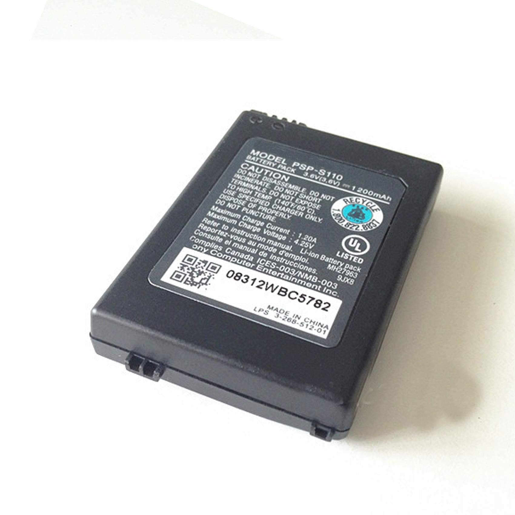 JOYUETLAN FEMAI Compatible Battery Pack Replacement for Sony PSP-S110 1200mAh 3.6V PSP 2000/3000 PSPS110 Console PSPS110Series