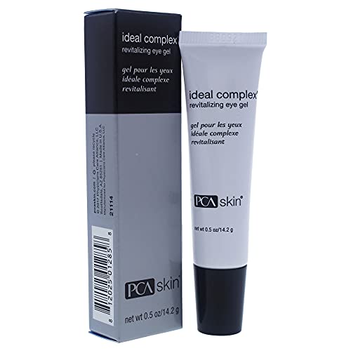 PCA SKIN Eye Serum, Ideal Complex Revitalizing Eye Gel, Upper and Under Eye Serum for Wrinkles, Puffy Eyes, Dark Circles, Fine Lines, Discoloration, and Sagging Eyelids, Light and Silky, 0.5 oz Tube