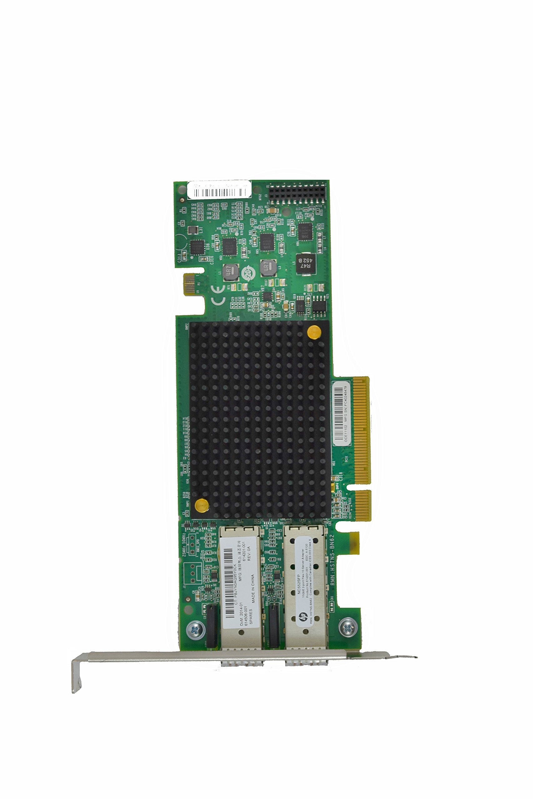 HP | 614203-B21 | NC552SFP | 10Gb 2-port PCI Express x8 Ethernet Server Adapter