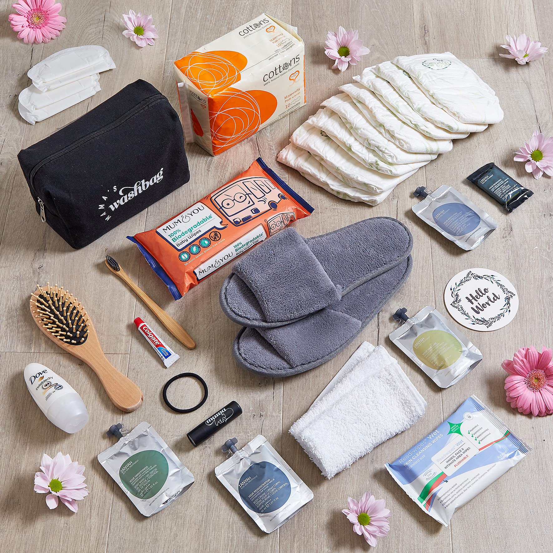 BirthBag® - Pre Packed Maternity Labor and Delivery Hospital Birth Bag Gift Set for New Mom and Baby (Essentials Tote)