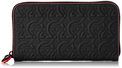 Salvatore Ferragamo 660965-751831 Women's Long Wallet, NeroCandy Apple