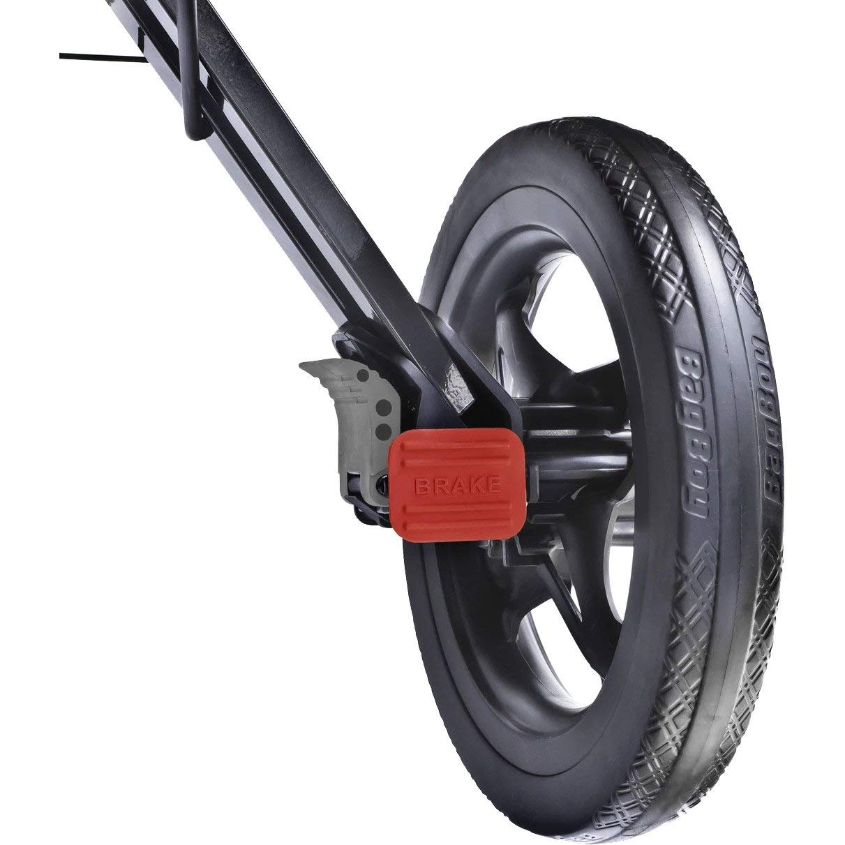 Bag Boy Express 500 Push Cart,Matte Black/Red, 35" x 13" x 10"(Approx Folded)