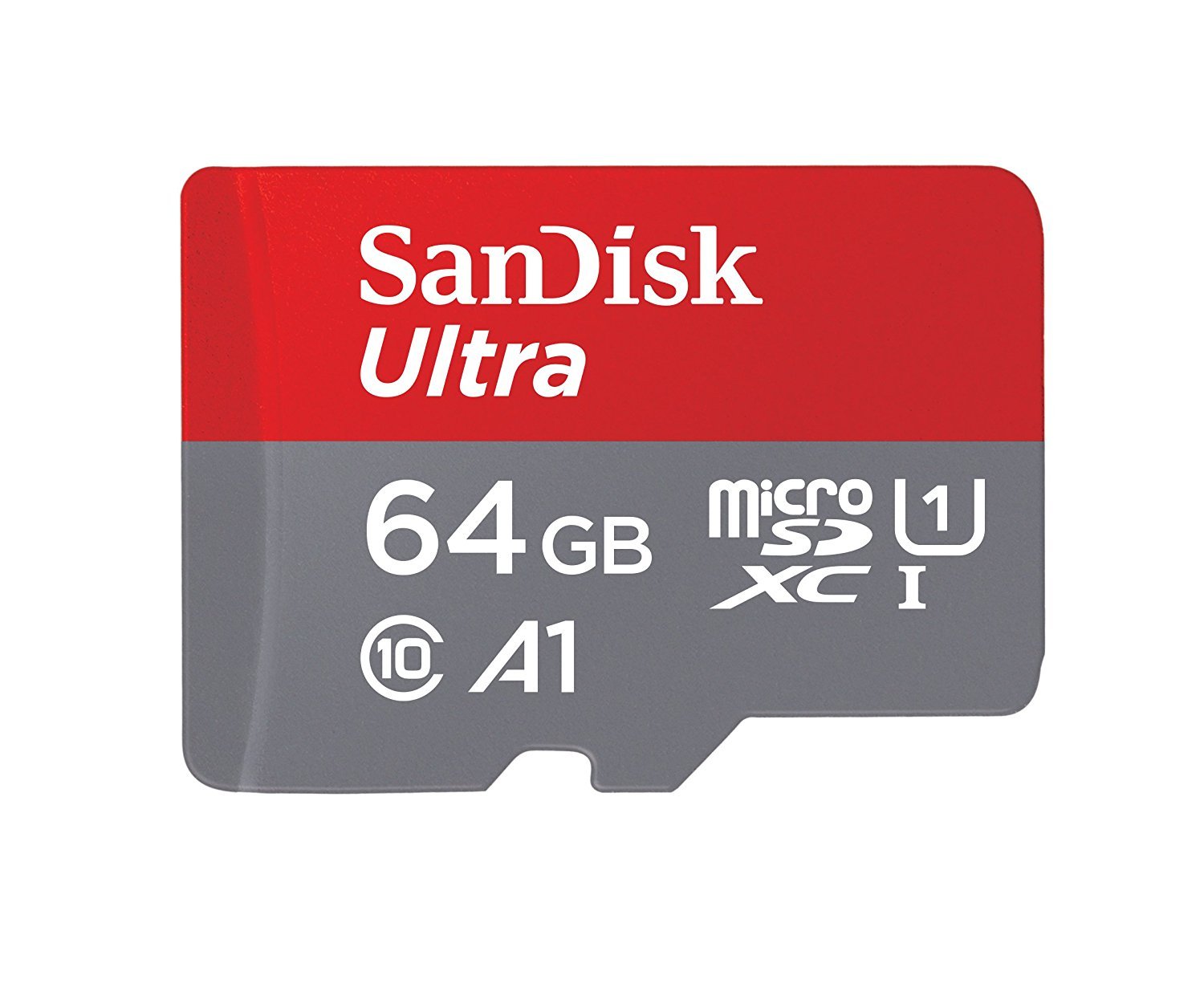 SanDisk 64GB Micro SDXC Ultra Memory Card Class 10 Works with Nintendo Switch OLED Model Gaming System (SDSQUA4-064G-GN6MN) Bundle with (1) Everything But Stromboli SD & MicroSD Memory Card Reader