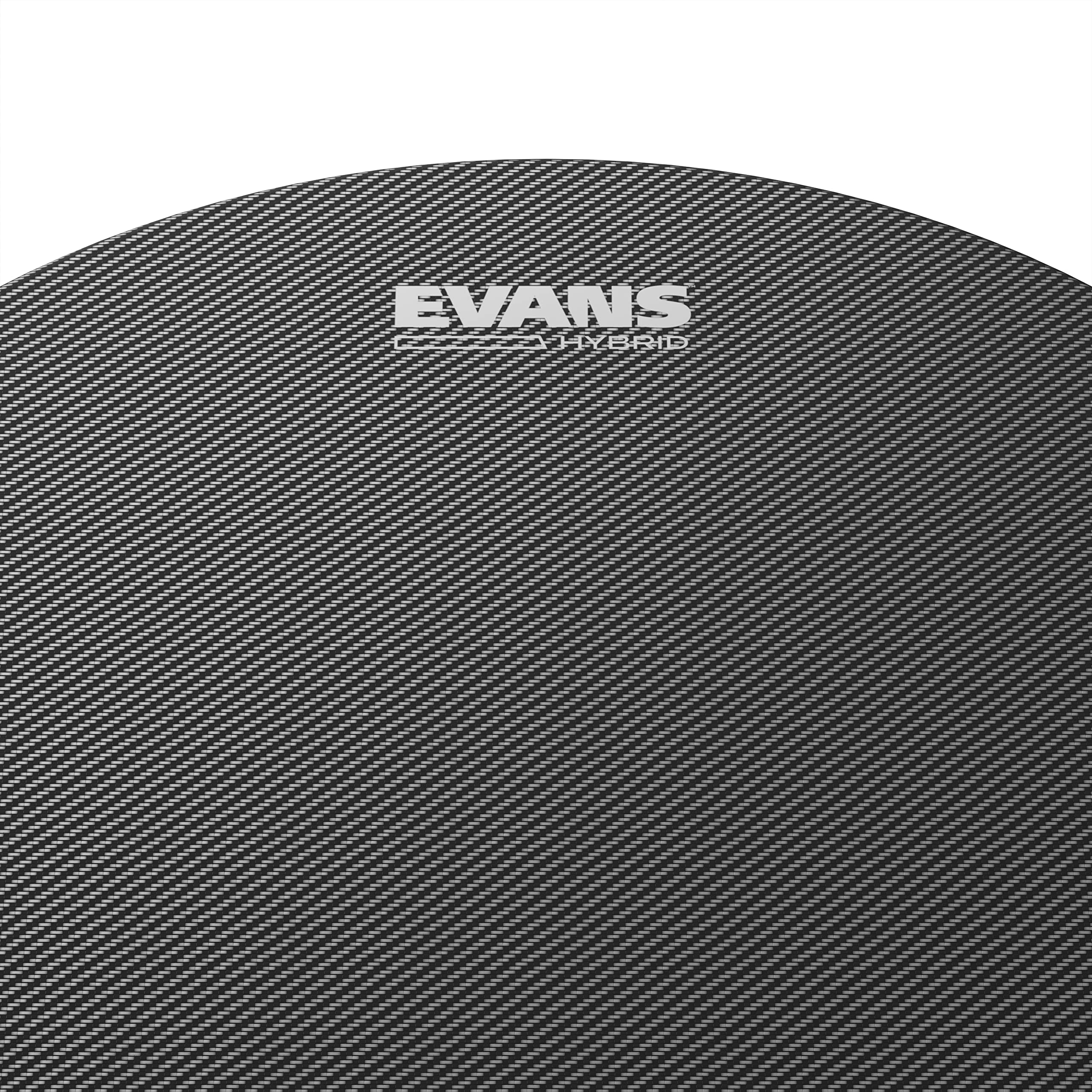 Evans Hybrid Drumhead - Hybrid Marching Snare Drum Head - For Sensitivity, Dynamic Range - Enhances Projection, Durability - Grey, 14 Inch