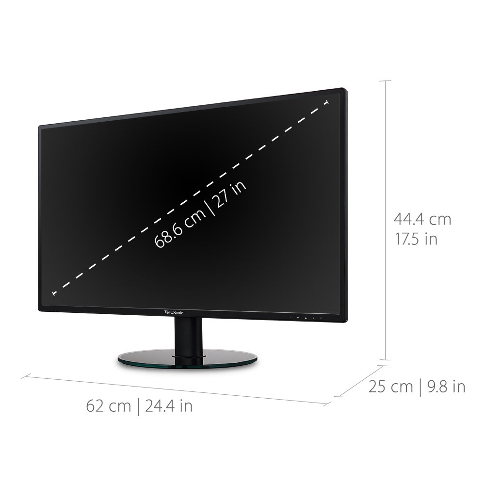 ViewSonic VA2746MH-LED 27in 1080p LED Monitor HDMI, VGA (Renewed)