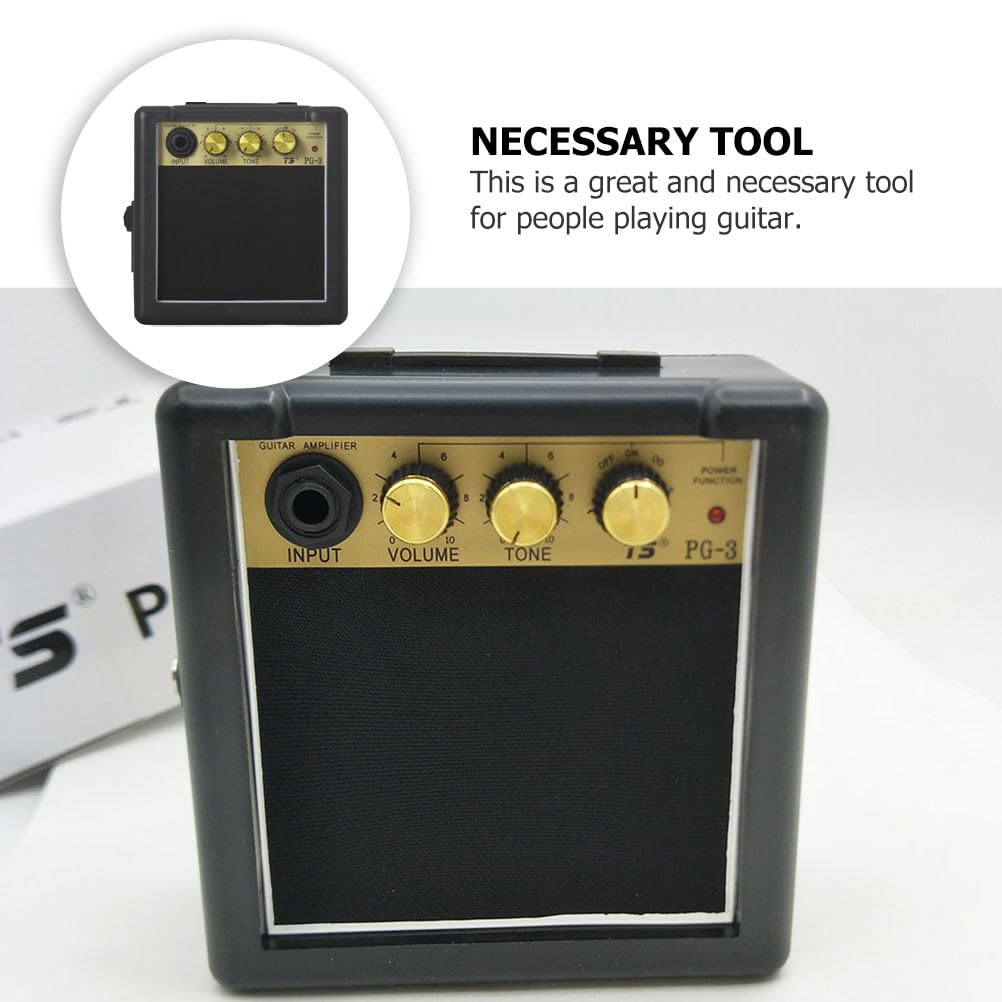 Happyyami Mini Guitar Amplifier Portable Compact Guitar Speaker Mini Loudspeaker for Acoustic and Electric Guitar