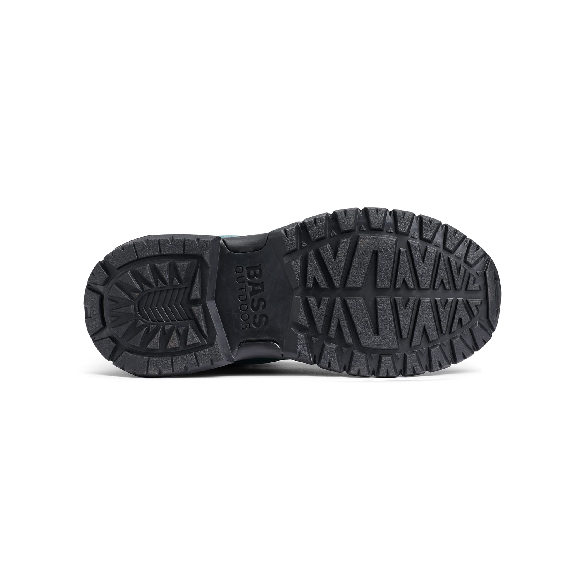 BASS OUTDOOR Women's Peak Seamless Hiker Mid Hiking Boot, NTH/Atlantic, 6.5