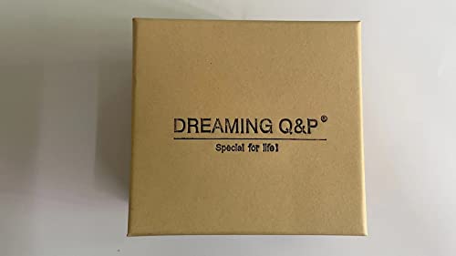 DREAMING Q&P IP Gold Plating Steel Roman Numeral Dial with Rhinestones Luxury Mens Wrist Watches for Man Black 003