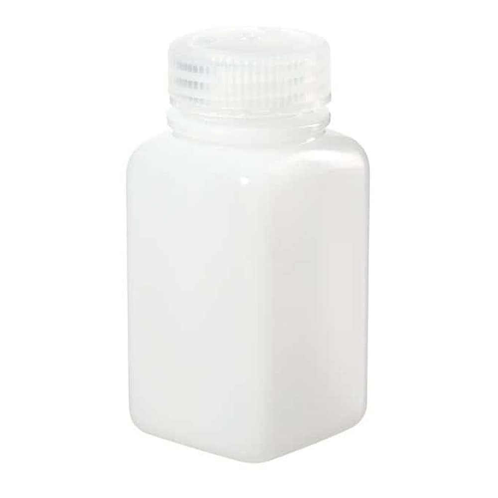 Nalgene 2114-0016 Square Bottle, Wide-Mouth, HDPE, 500mL (Pack of 12)