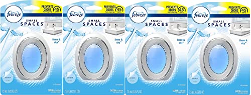 Febreze Small Spaces Air Freshener - Linen & Sky (Pack of 4)