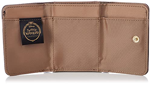Disney Twisted Wonderland 0132 Women's Twisted Wallet, Trifold, Tri-Fold, Coin Purse, Coin Purse, Night Raven College (MTW-149)