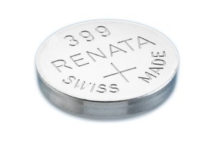 RENATA 399 Non-rechargeable Battery, Watch, Single Cell, Silver Oxide, 55 mAh, 1.55 V, SR57 (1 piece)