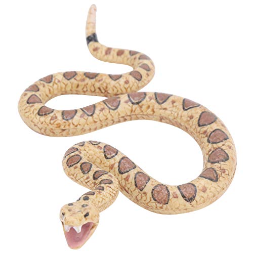 Bagima Highly Simulation Snake Trick Realistic Rubber Snake Mini Snake Model Decoration Supply Prank Props for Halloween Party (cobra)