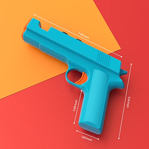 CODOGOY Shooting Game Gun Controller Compatible with Switch/Switch OLED Joy-Con, Hand Grip Motion Controller for Nintendo Switch Shooter Hunting Games (Blue + Red)