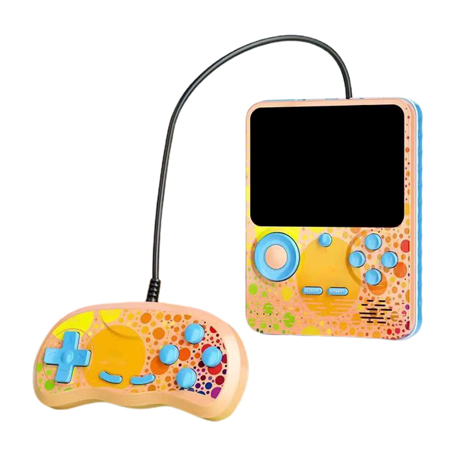 schicj133mm Game Machine Unisex 3.5 Inch Screen Video Game Console High Sensitivity Plug Play Pink