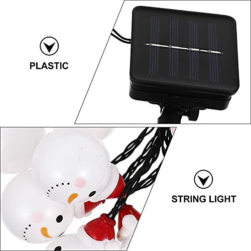 ibasenice Solar Ground Stake Light Outdoor Lights Snowman Landscape Lights Waterproof Led Pathway Lights Home Garden Outdoor Pathway Landscape Decor