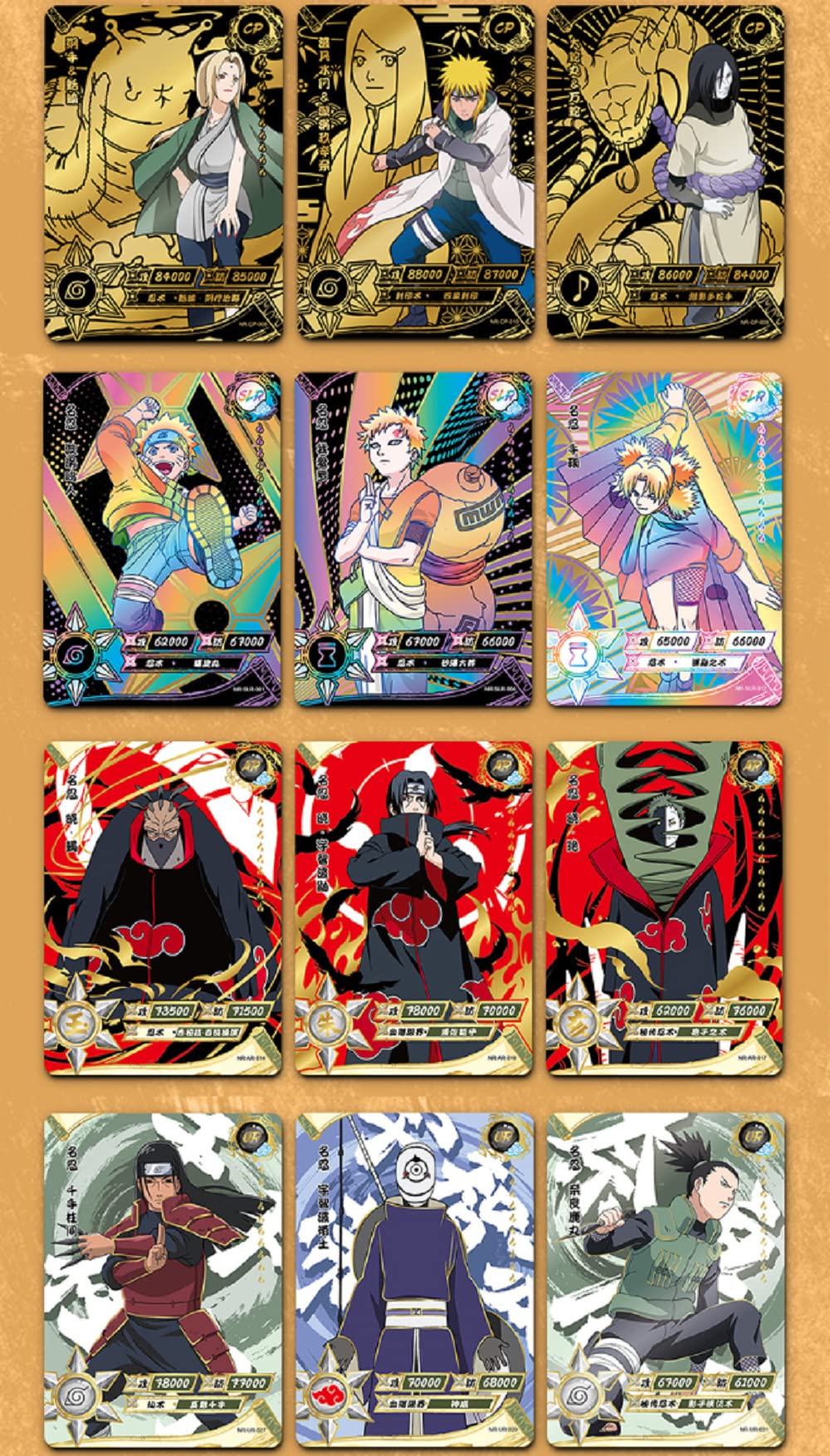 NarutoNinja Cards Booster Box Official Anime TCG CCG Collectable Playing/Trading Card Pack 36 Packs - 5 Cards/Pack(180 Cards)