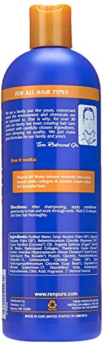 Renpure Biotin & Collagen Thickening Conditioner 16 Oz(Packaging May Vary)