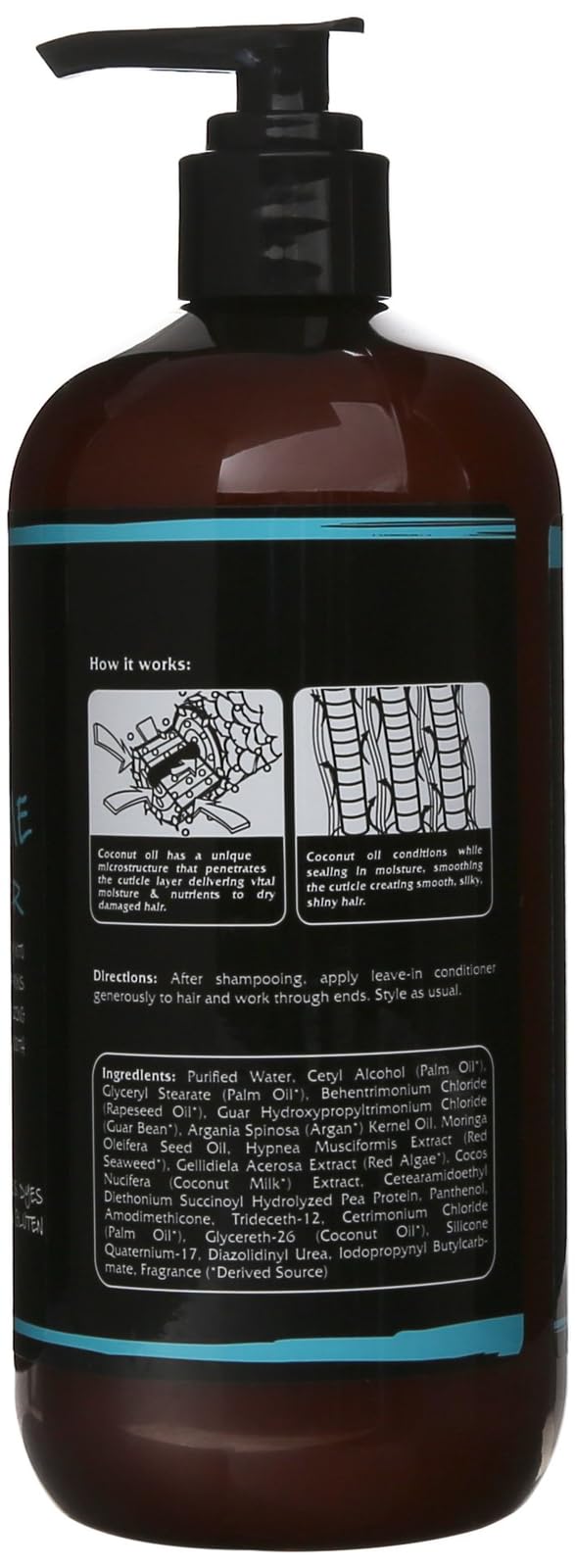 Renpure Coconut Whipped Creme Leave-In Conditioner, 16 oz (Pack of 2)