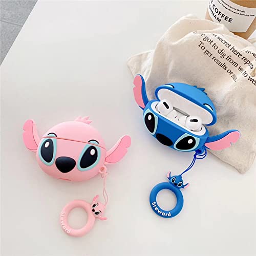 COCOMII Cartoon Case Compatible with AirPods Pro - Silicone, Slim, Matte, Cute Funny Animated, Anxiety & Stress Relief, Keychain Ring, Fingerprint Resistant, Anti-Scratch, Shockproof (Angel Face)