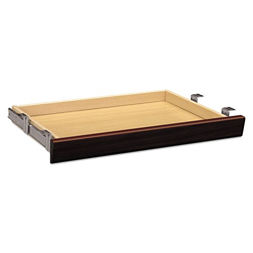HON 1526N Laminate Angled Center Drawer, 26W X 15 3/8D X 2 1/2H, Mahogany