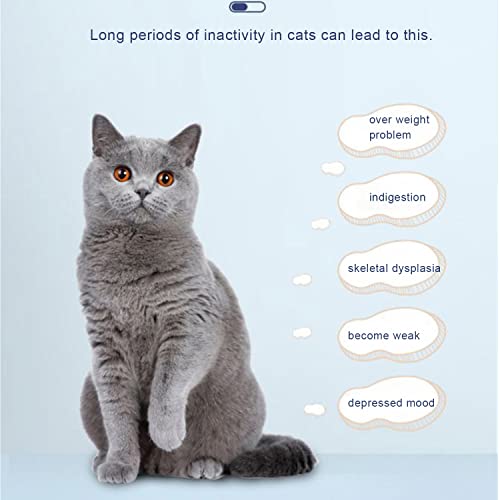 EROOLU Cat Treadmill, Pet cat Climbing Frame, Treadmill Ferris Wheel Pet Furniture Cat Scratch Board, Running Spinning Toy for Small/Medium-Sized Pet Indoor Exercise, Smooth Run Freely