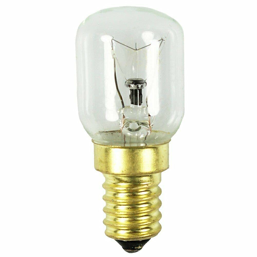 ATIN 2X Oven lamp up to 300 Degrees, Stove Light Bulb 25W, E14, SES, 230V, EEK = E