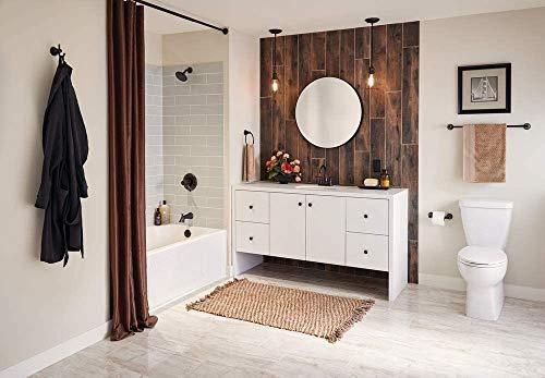 Franklin Brass KIN5PC-ORB Kinla Bathroom Accessory Kit, 5 Pieces, Oil Rubbed Bronze & Kinla -Towel Bar, Oil Rubbed Bronze -Bathroom -Towel Holder, Bathroom Accessories, KIN24-OB1, 24 inch -Towel Bar