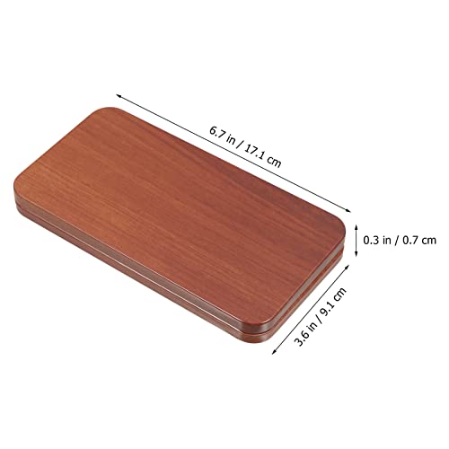 Cabilock Desktop Stand Desktop Stand Glass Containers 4pcs Metal Portable Storage Box Empty Tins with Lid Screen Protector Organizer Desktop Stand Glass Containers Glass Containers