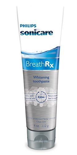 Philips Sonicare BreathRx Whitening Toothpaste, Mint, 4 Oz