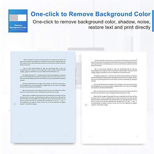 Document Camera for Teachers Scanner HD Real-time Projector USB Portable Digital Video Recorder for Office Computers Laptop with Multifunction A4 Format, OCR Multi-Language Recognition, LED Light