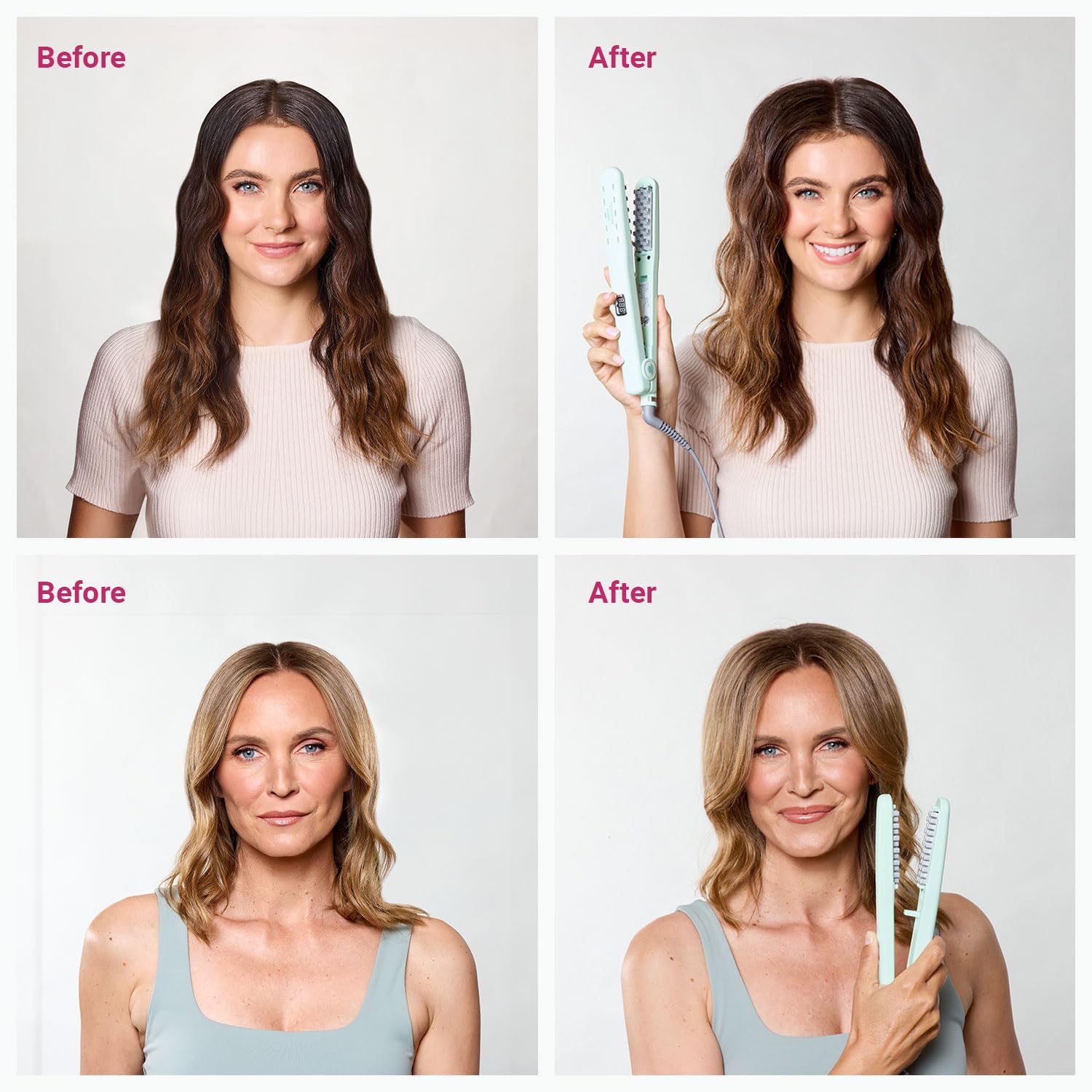 Voloom Rootie 3/4” Inch Professional Volumizing Ceramic Hair Iron | Lasting Hair Volume | for Short Or Thin Hair | Adjustable Temp | Auto Shut-Off