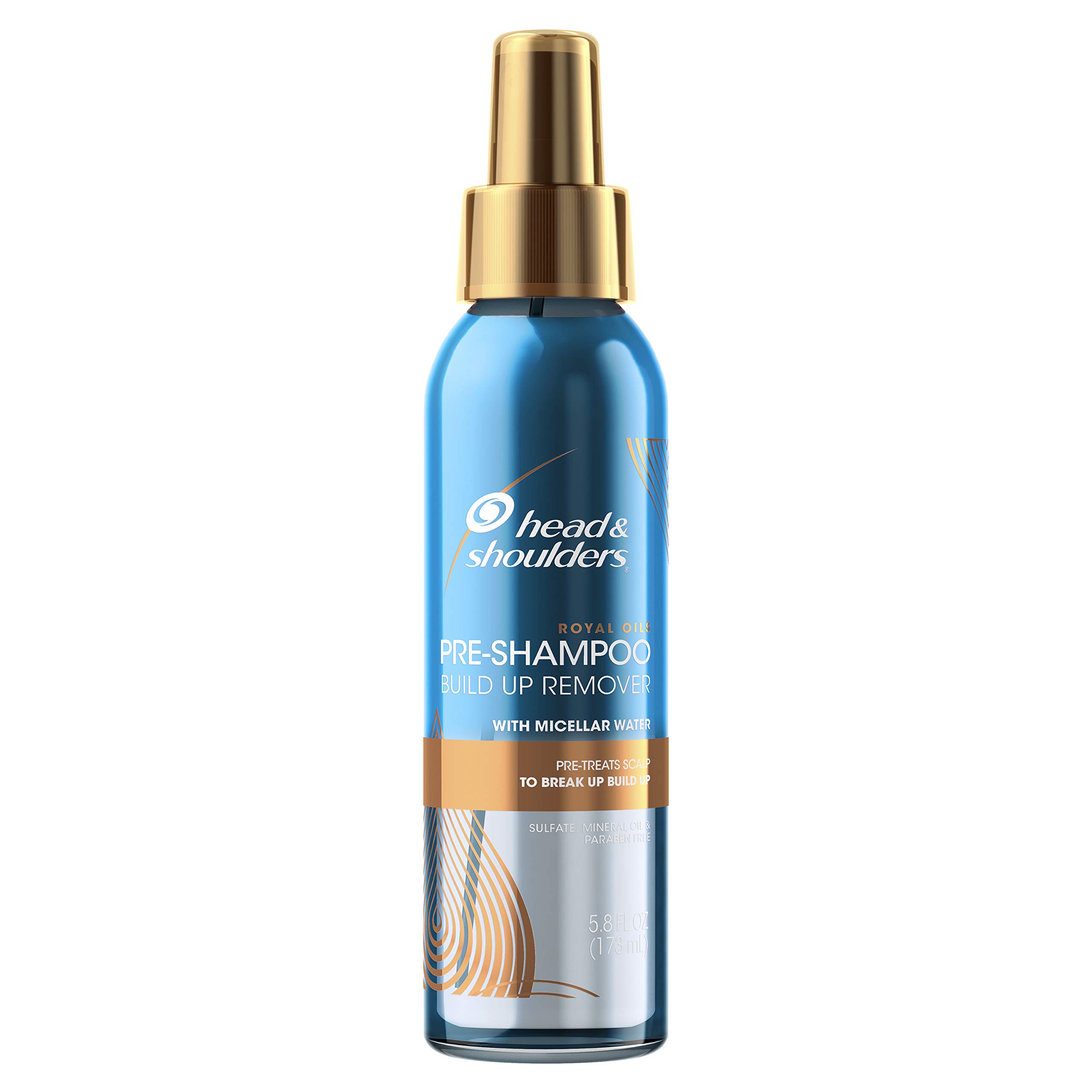 Head and Shoulders Royal Oils Pre-Shampoo Build Up Remover with Micellar Water, 5.8 fl oz