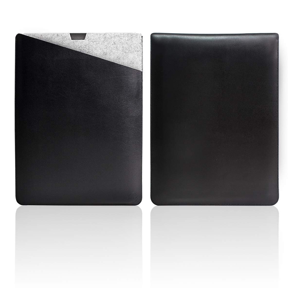 WALNEW 13.5" Sleeve for 13.5 Inch Microsoft Surface Laptop 5/4/3/2/1(2022/2021/2019/2018/2017 Released) Protective Soft Sleeve Case Cover Bag with Safe Interior and Exterior Mouse Pad, Black