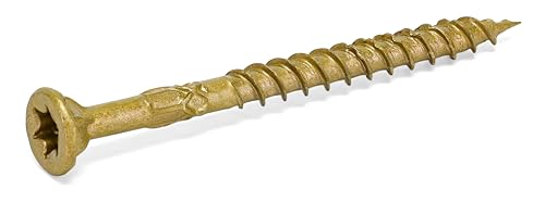 Power Pro Premium Exterior Wood Screws (#8 x 2") - 1lb Box