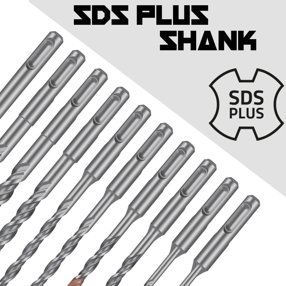 Owl Tools 1/2 Inch Masonry Drill Bits (2 Pack - 6" Length Industrial Grade) Carbide Tipped Easily Cuts Through Concrete, Cement, Block, Stone, & More!
