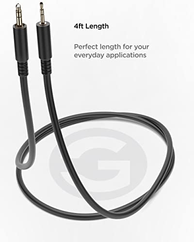 GALVANOX Replacement Cord for Bose Headphone Cable Compatible with B0SE QC35 II / QC45 (Black)