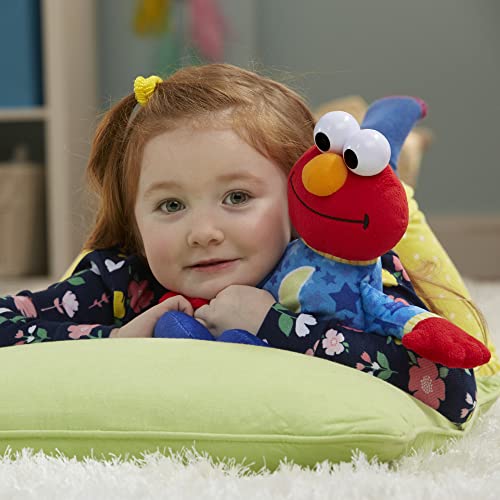 Sesame Street Lullaby & Goodnight Elmo Plush Toy, Singing and Talking Elmo Stuffed Animal for Toddlers and Preschoolers 18 Months and Up