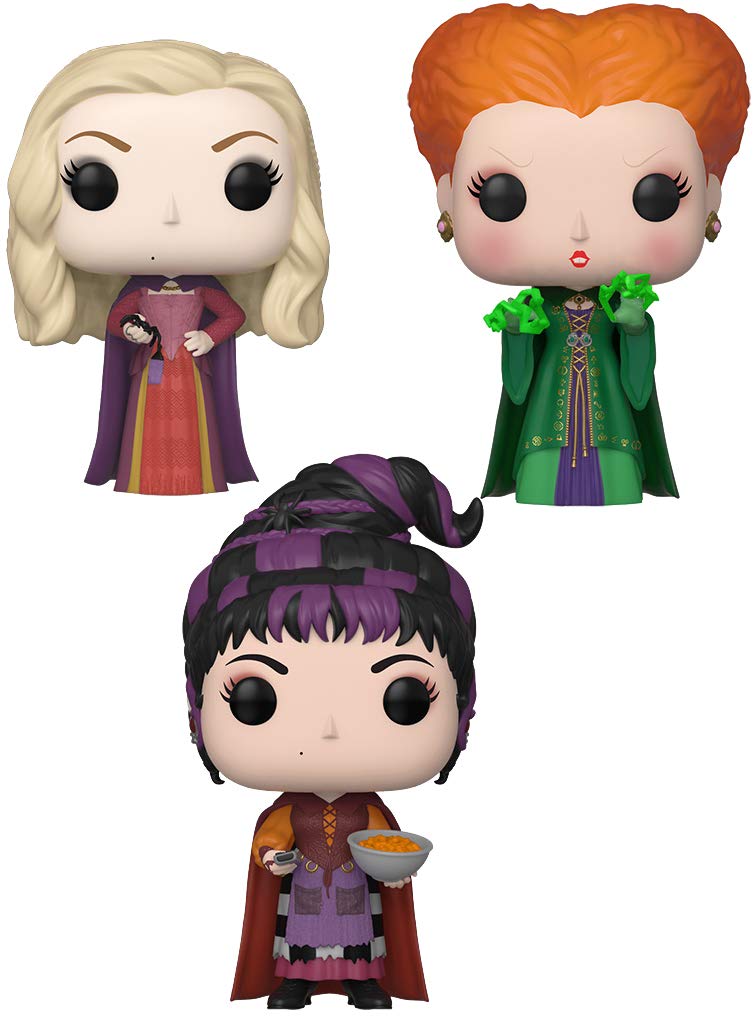 Funko Pop! Hocus Pocus Sanderson Sisters Set - Sarah, Winifred & Mary Collectible Figures - Vinyl