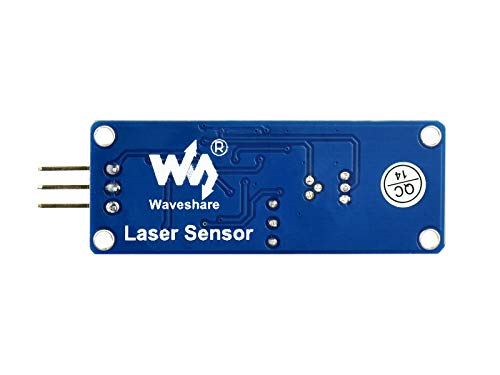 Waveshare Laser Receiver Module Laser Sensor Module Transmitter Module for AVR PIC, Compatible with Raspberry Pi 5/4B/3B/Zero/Zero W/Zero 2W/Pico/Pico W/Pico WH