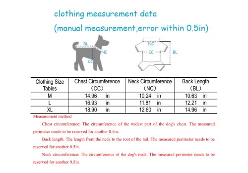 Dog Clothes, Pet Clothes, Soft Thickened Warm Puppy Clothes, Suitable for Autumn and Winter, Suitable for Small Dogs and Cats, Blue (Medium)