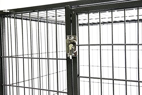 Homey Pet 43" Stackable Heavy Duty Cage W/Feeding Door, Casters and Tray